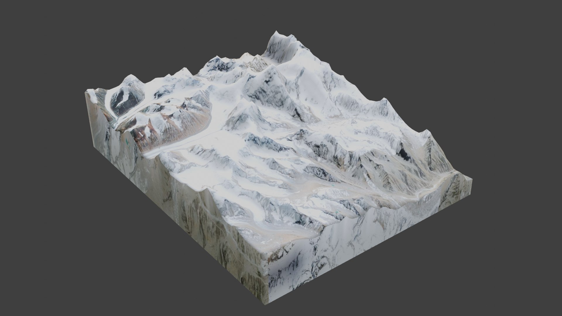 Mukut Parbat Mountain 3D Model - TurboSquid 1825967