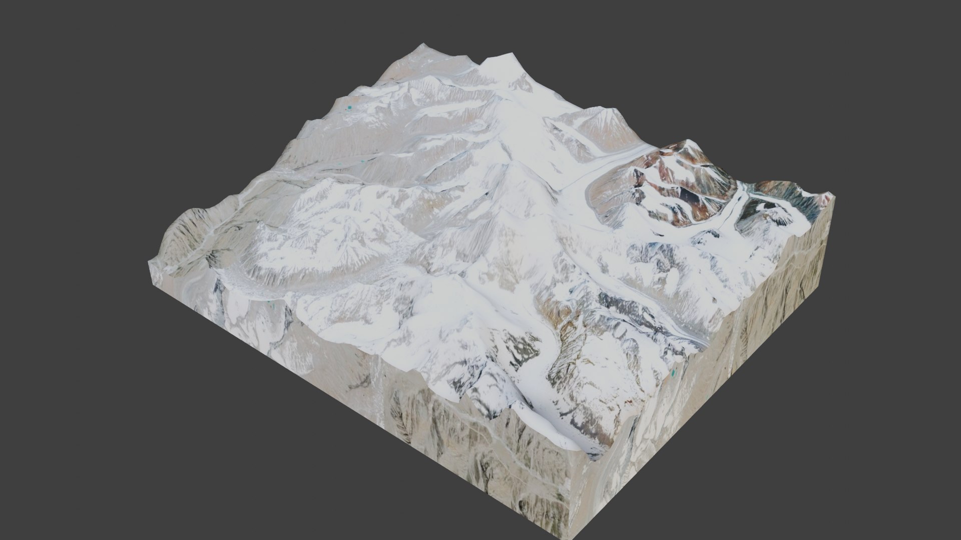 Mukut Parbat Mountain 3D Model - TurboSquid 1825967