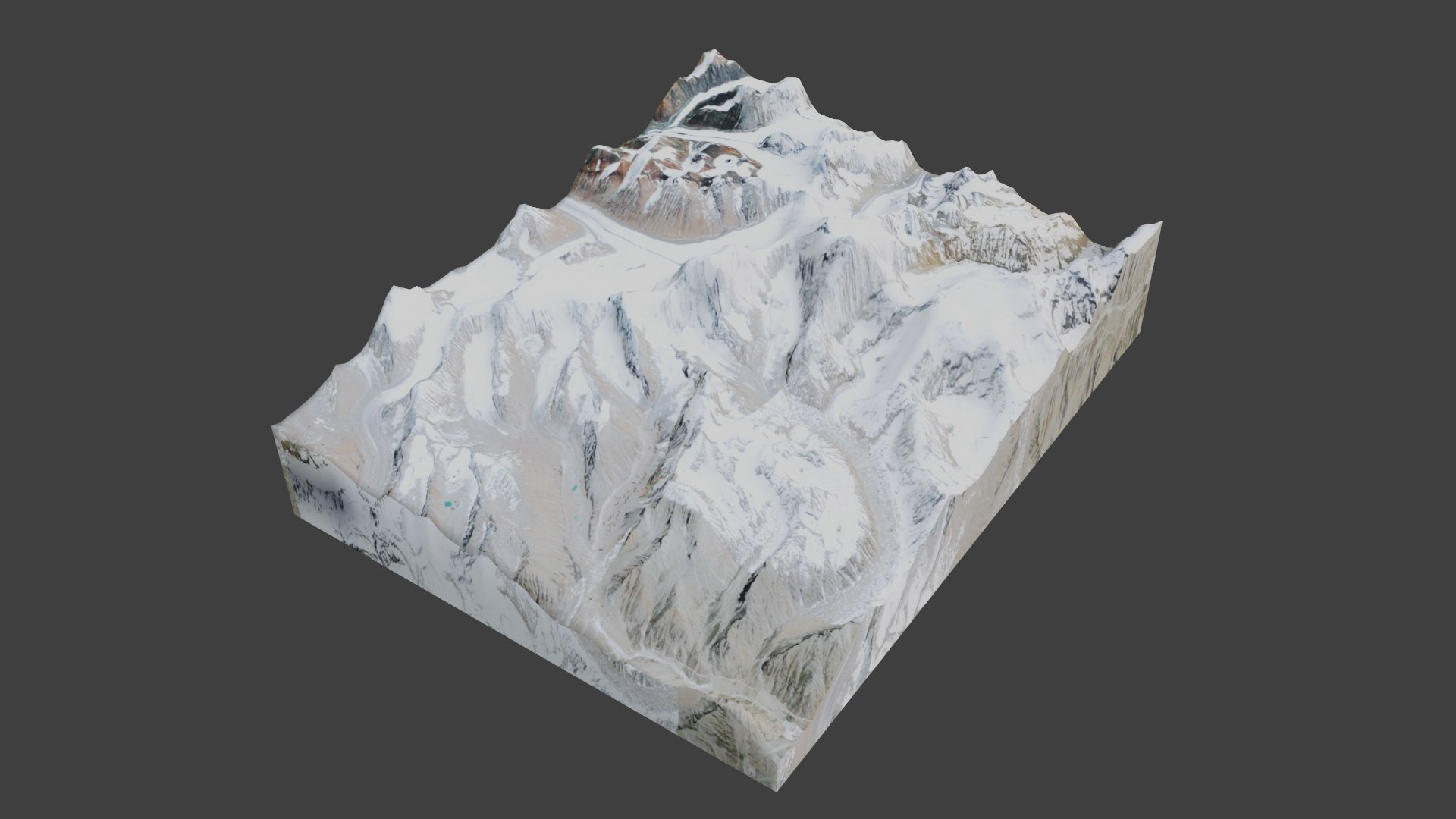 Mukut Parbat Mountain 3D Model - TurboSquid 1825967