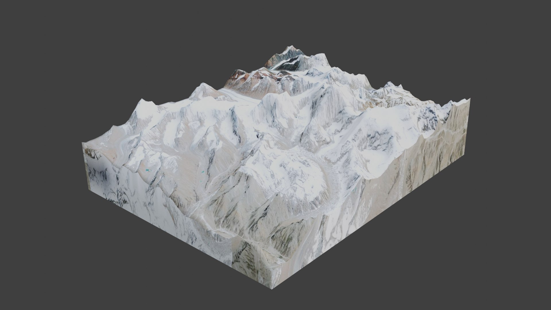 Mukut Parbat Mountain 3D Model - TurboSquid 1825967