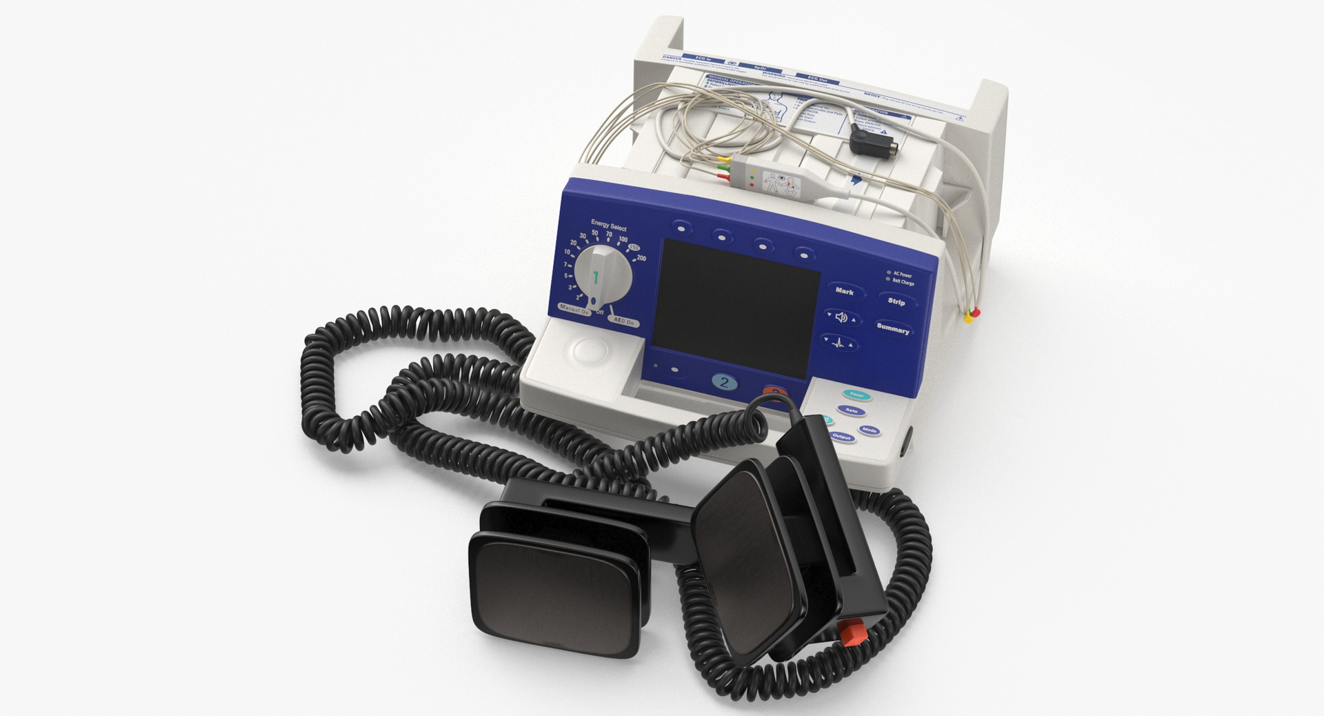 3D Defibrillators 2 Positions model - TurboSquid 1884912