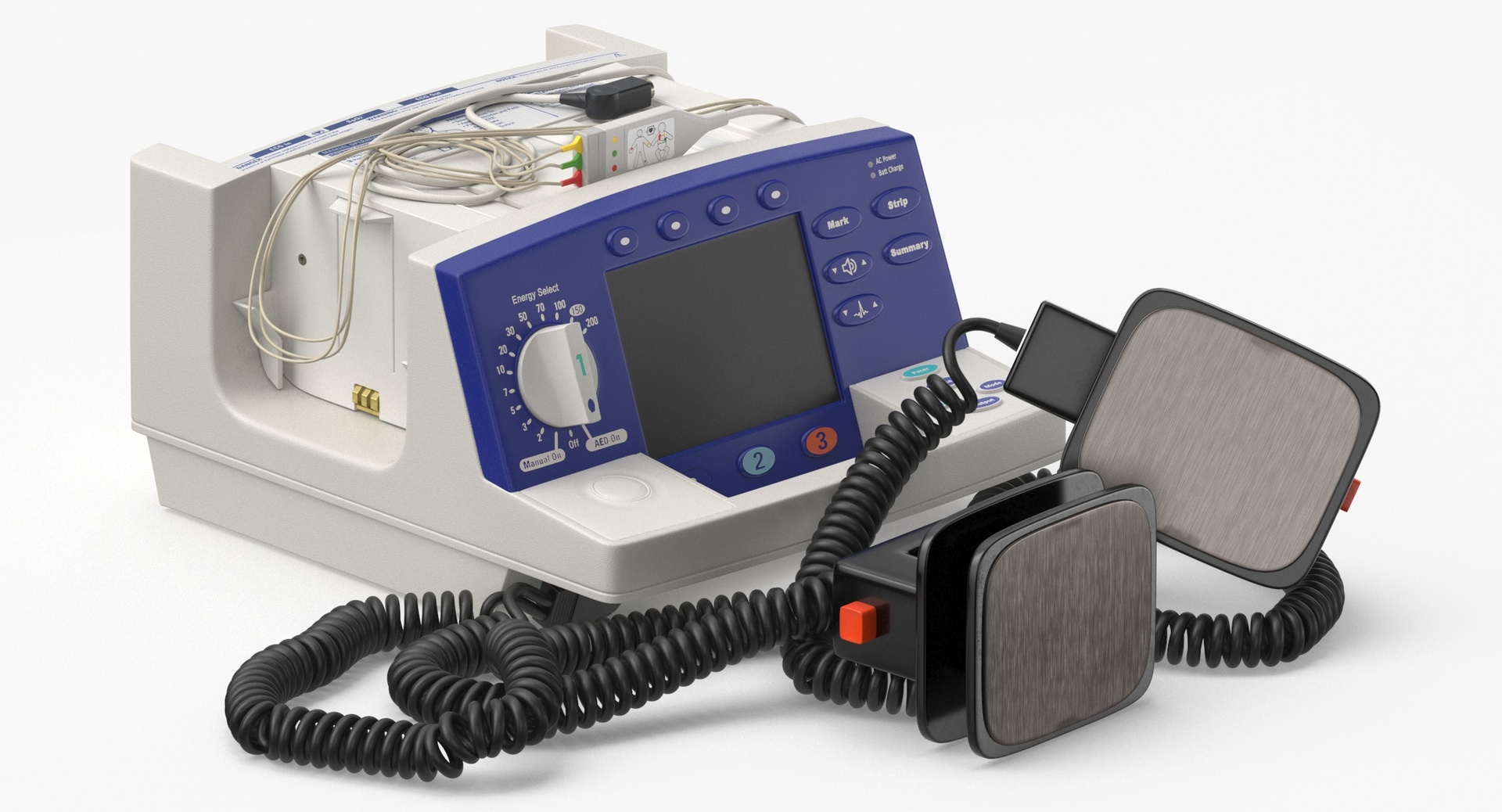 3D Defibrillators 2 Positions model - TurboSquid 1884912