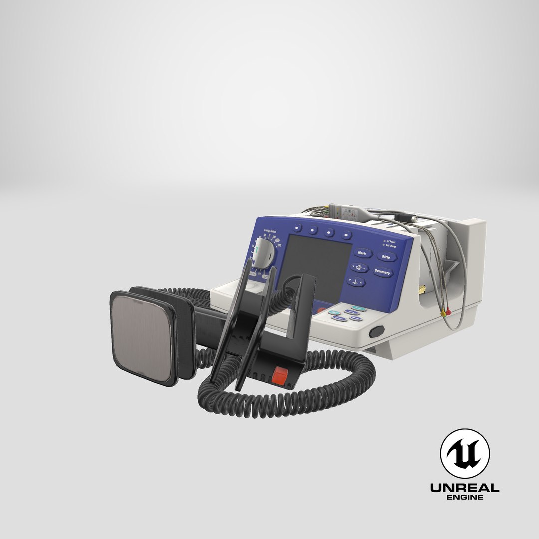 3D Defibrillators 2 Positions Model - TurboSquid 1884912