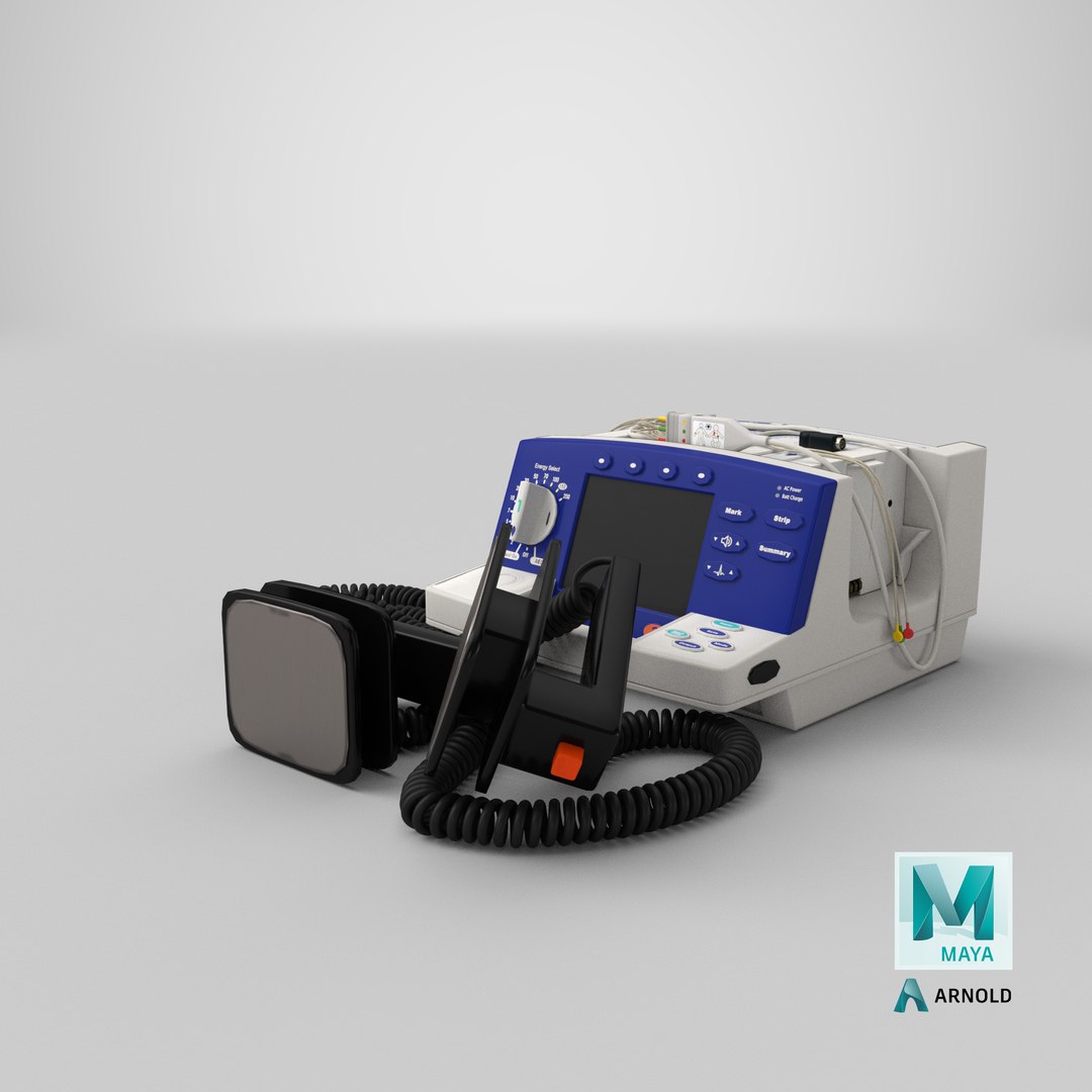 3D Defibrillators 2 Positions Model - TurboSquid 1884912