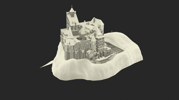 modelo 3d Castillo de Bran Castillo de Drácula - TurboSquid 2183841