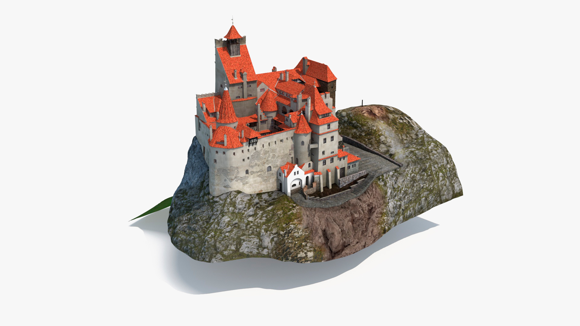3D Bran Castle Draculas Castle - TurboSquid 2183841
