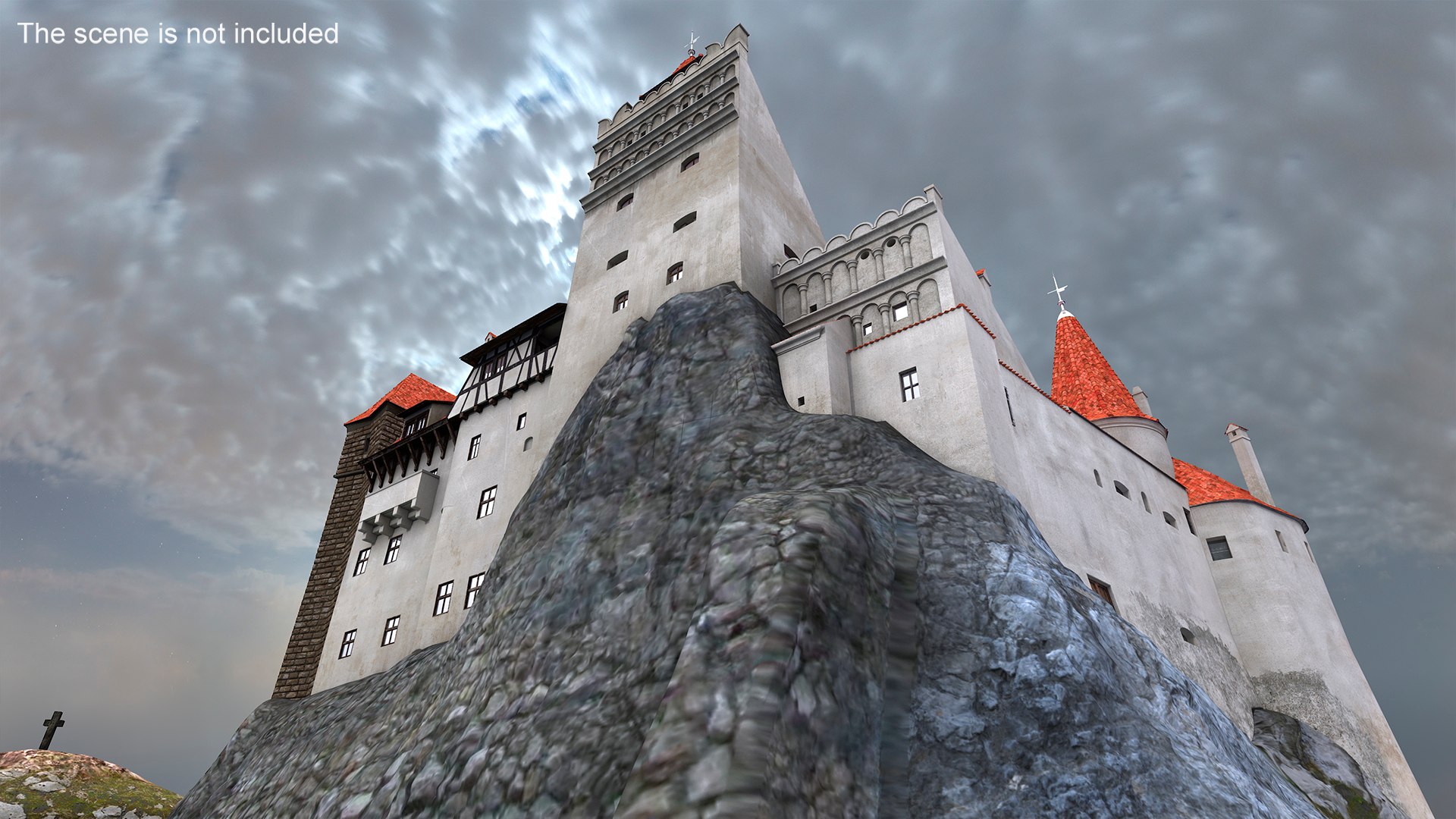 3D Bran Castle Draculas Castle - TurboSquid 2183841