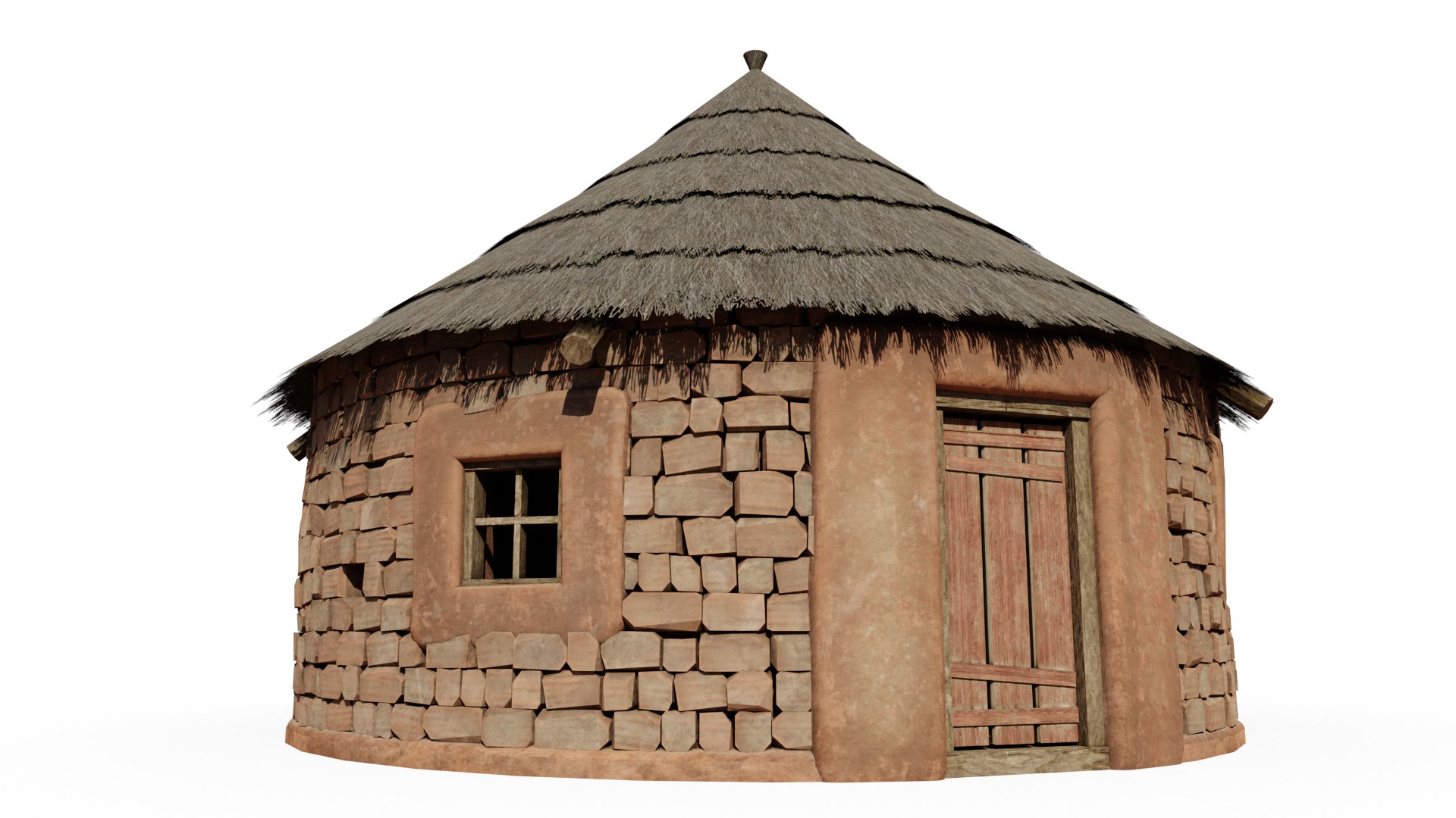 3D Stone Hut - TurboSquid 1837868
