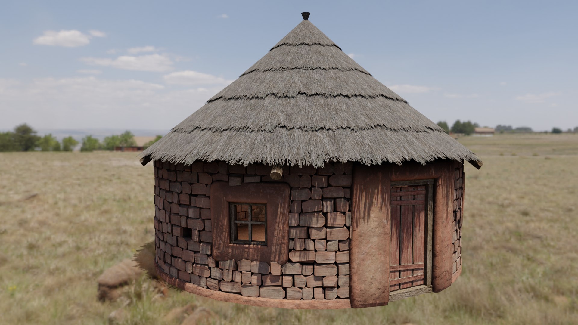 3D Stone Hut - TurboSquid 1837868