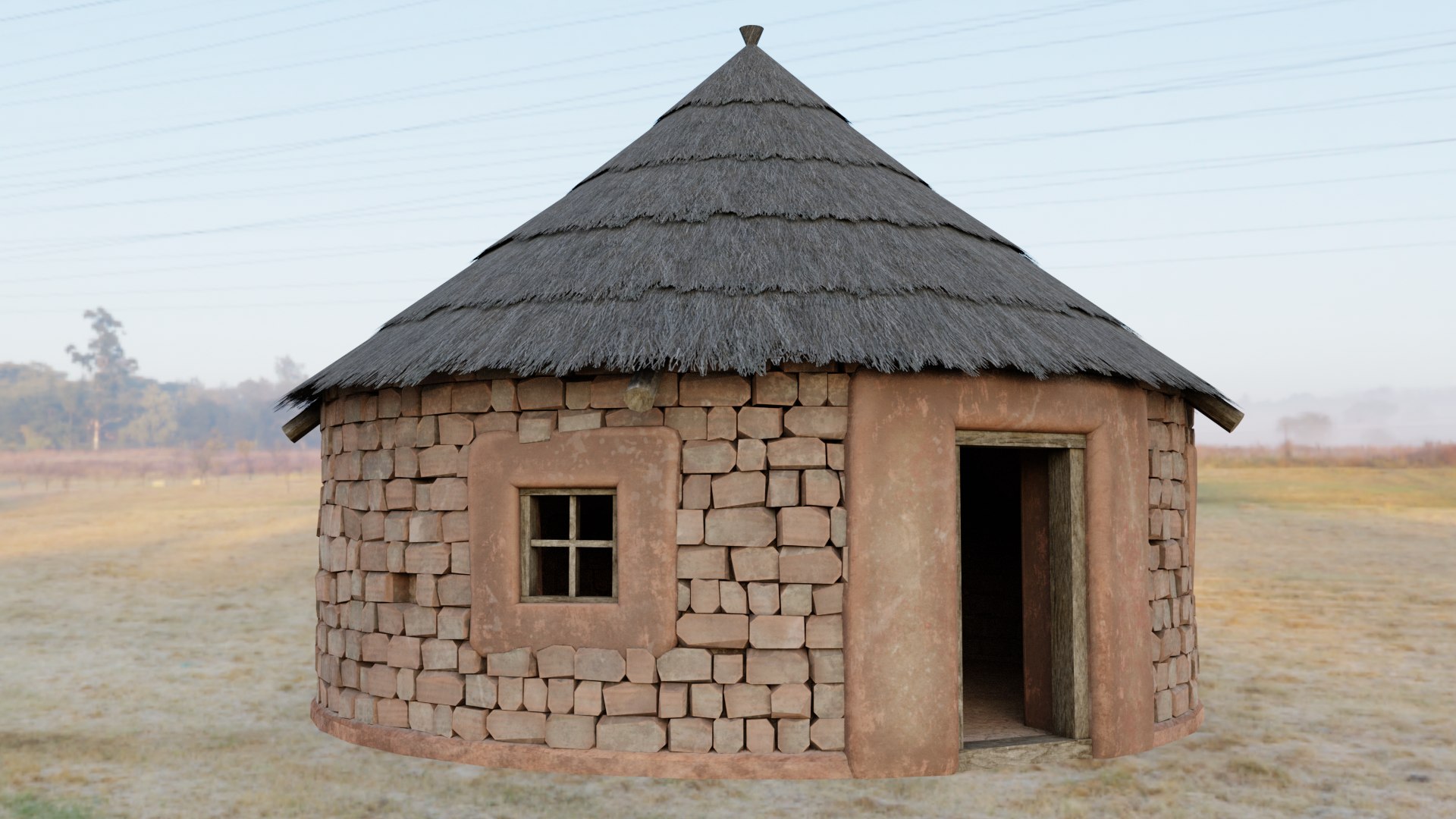 3D Stone Hut - TurboSquid 1837868