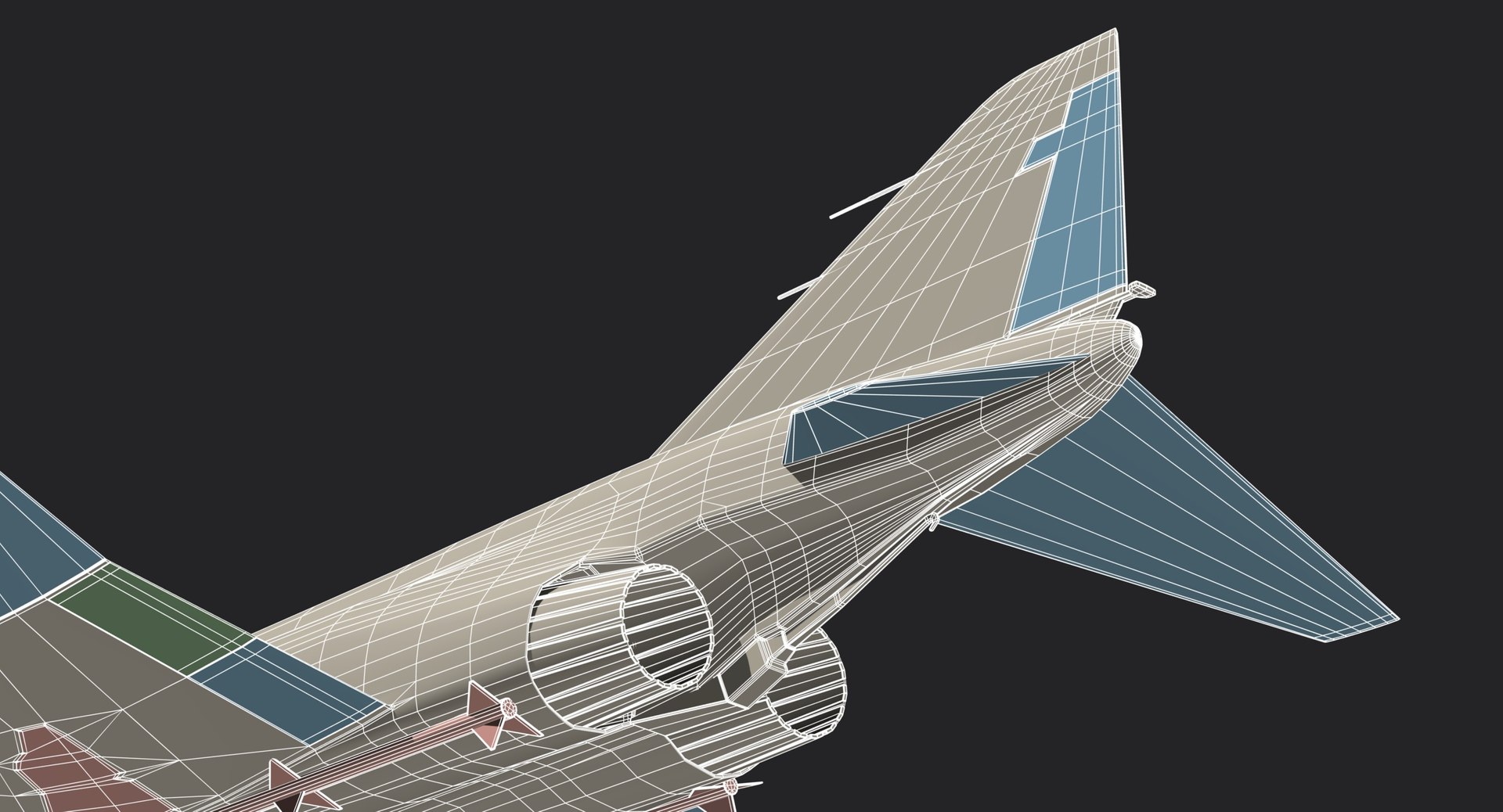 3D F4J Phantom II Blue Angels model - TurboSquid 1996214