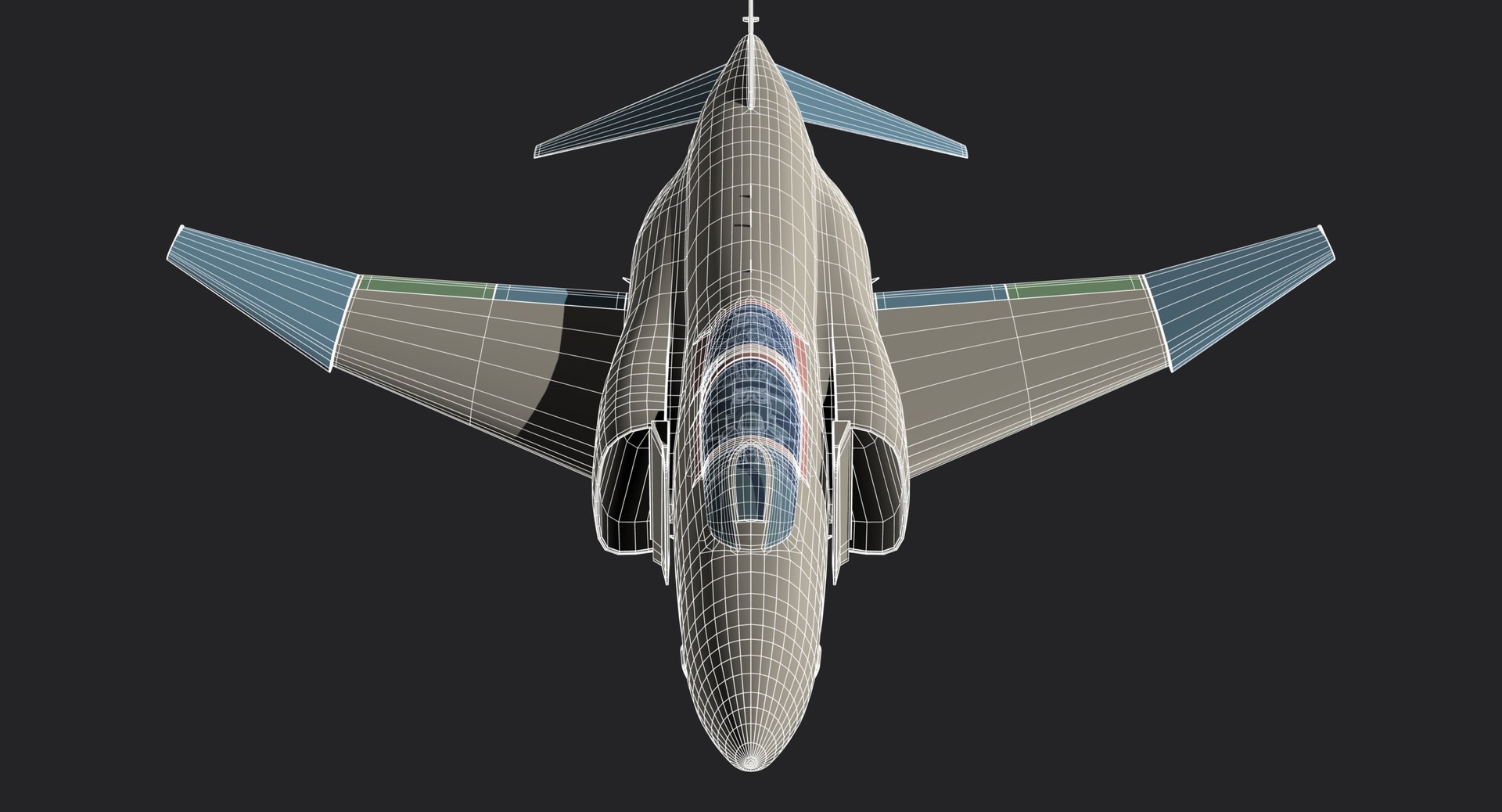 3D F4J Phantom II Blue Angels model - TurboSquid 1996214