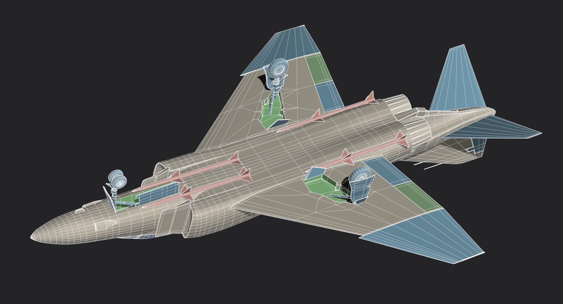 3D F4J Phantom II Blue Angels model - TurboSquid 1996214