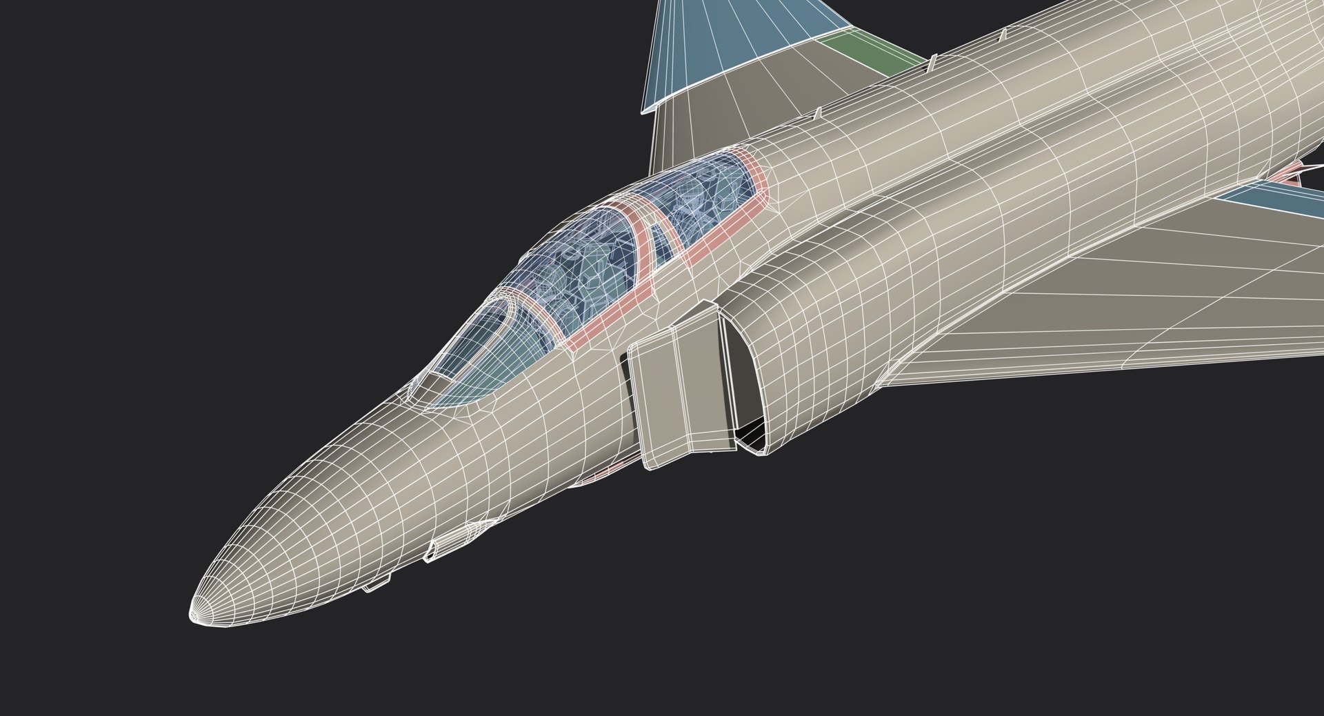 3D F4J Phantom II Blue Angels model - TurboSquid 1996214