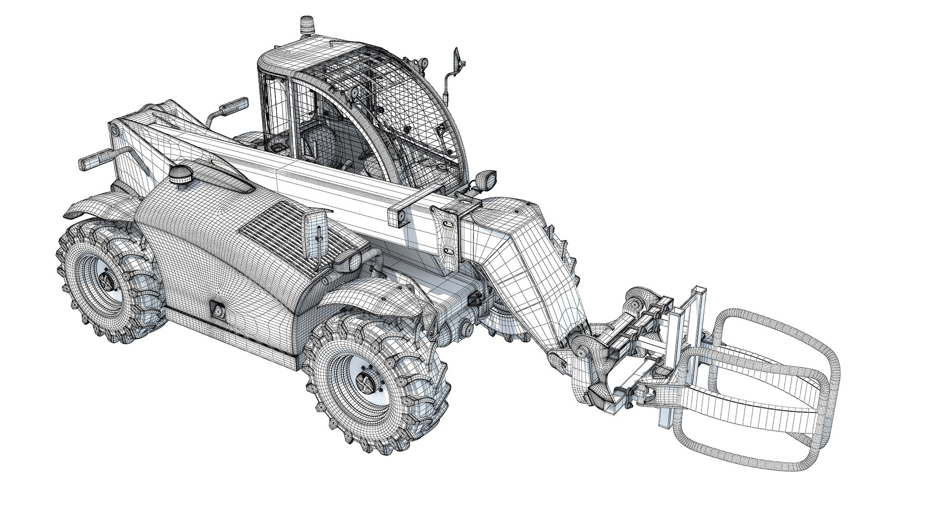 Lift Telescopic Handler 3D Model - TurboSquid 1690041