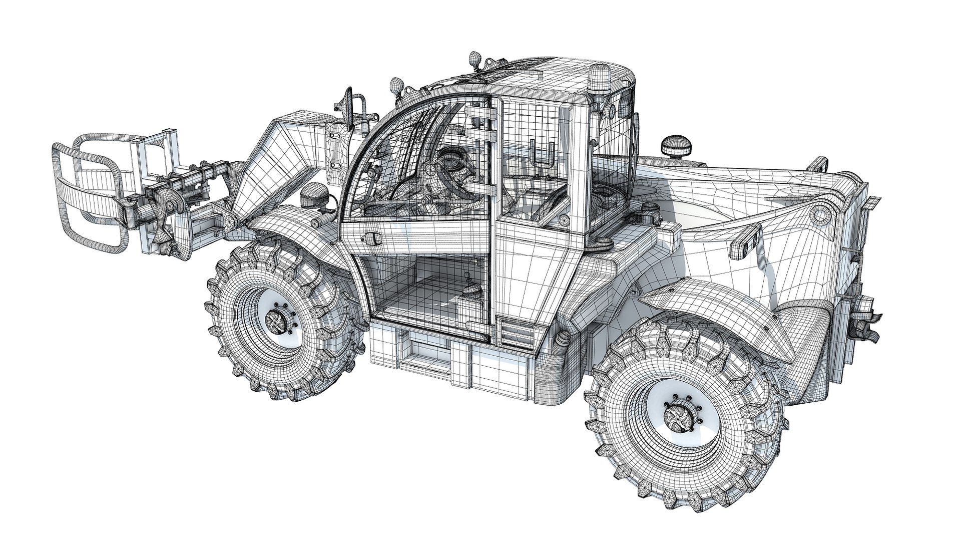 Lift Telescopic Handler 3D Model - TurboSquid 1690041