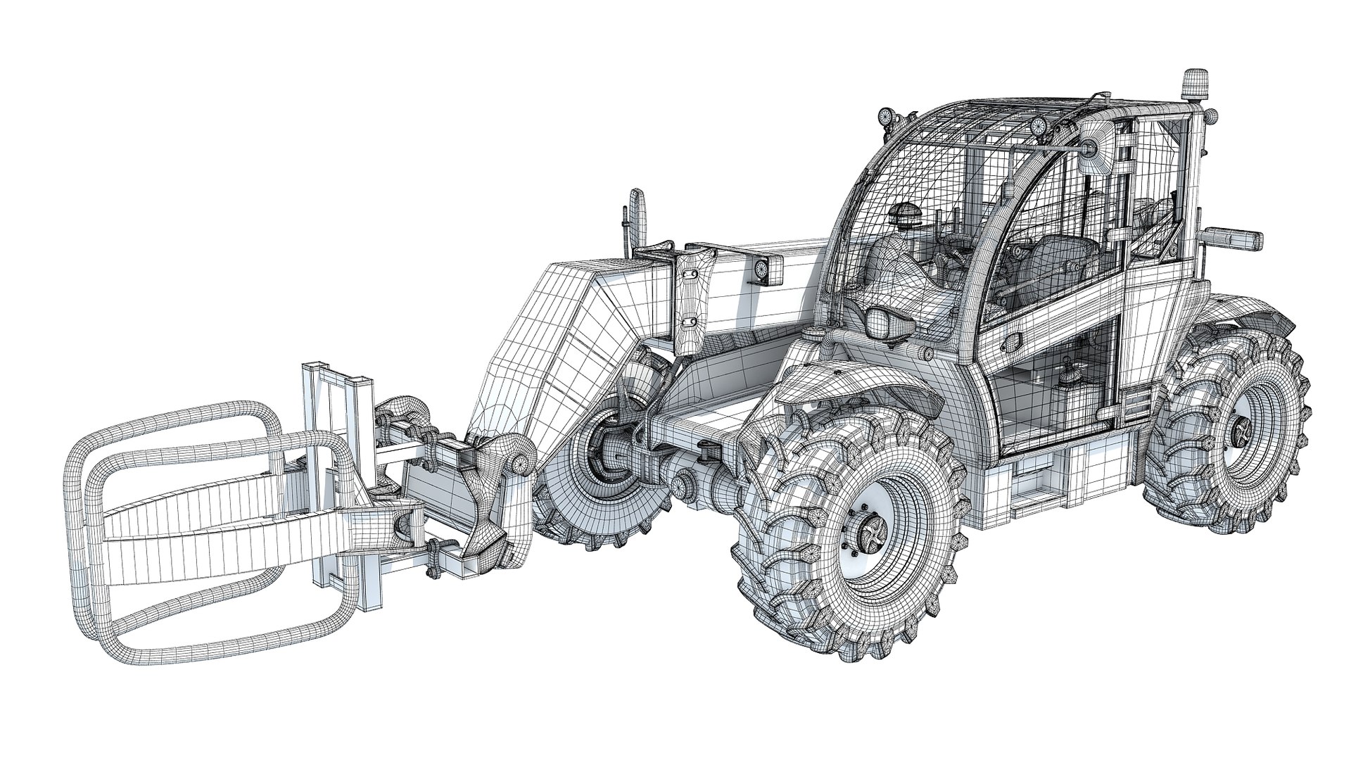 Lift Telescopic Handler 3D Model - TurboSquid 1690041