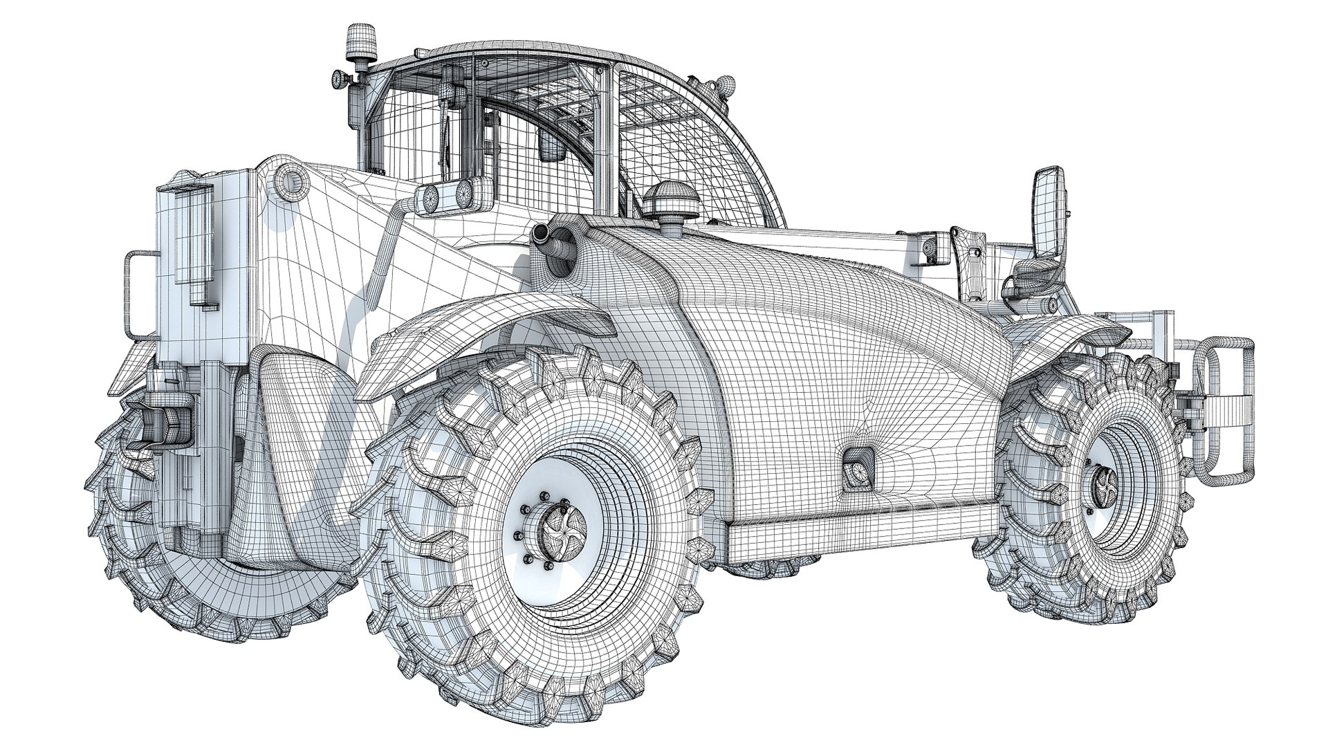 Lift Telescopic Handler 3D Model - TurboSquid 1690041