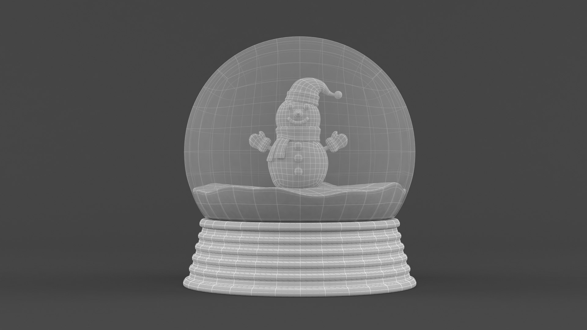 Snowman 3D Model - TurboSquid 2325889