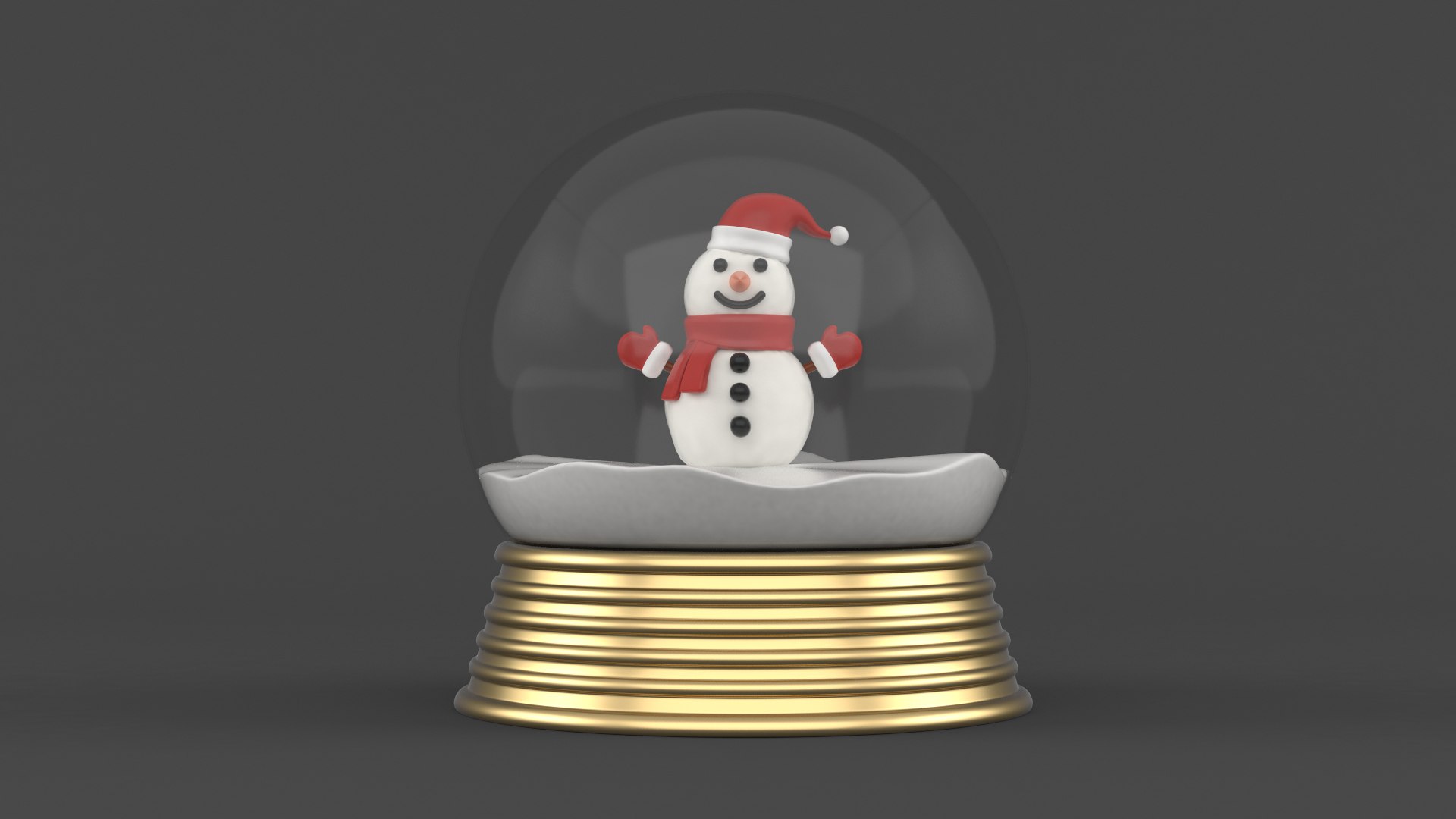 Snowman 3D Model - TurboSquid 2325889