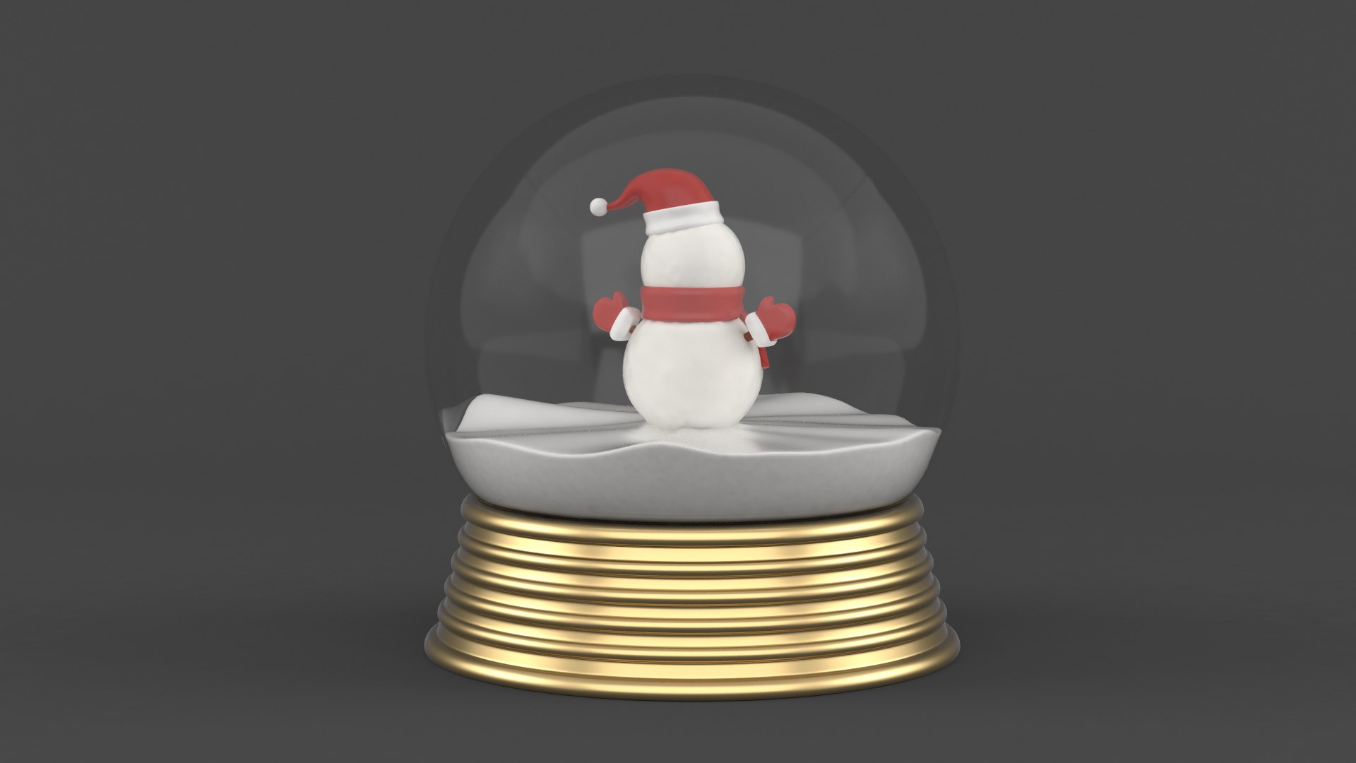 Snowman 3D Model - TurboSquid 2325889