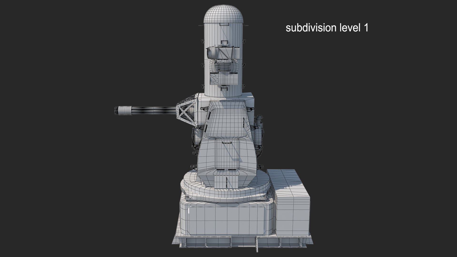 Phalanx weapon ciws model - TurboSquid 1491737