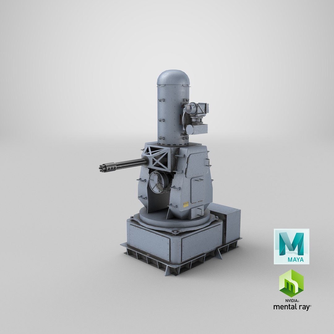 Phalanx Weapon Ciws Model - TurboSquid 1491737