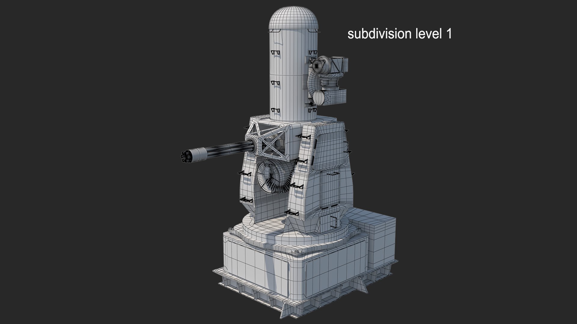Phalanx Weapon Ciws Model - TurboSquid 1491737