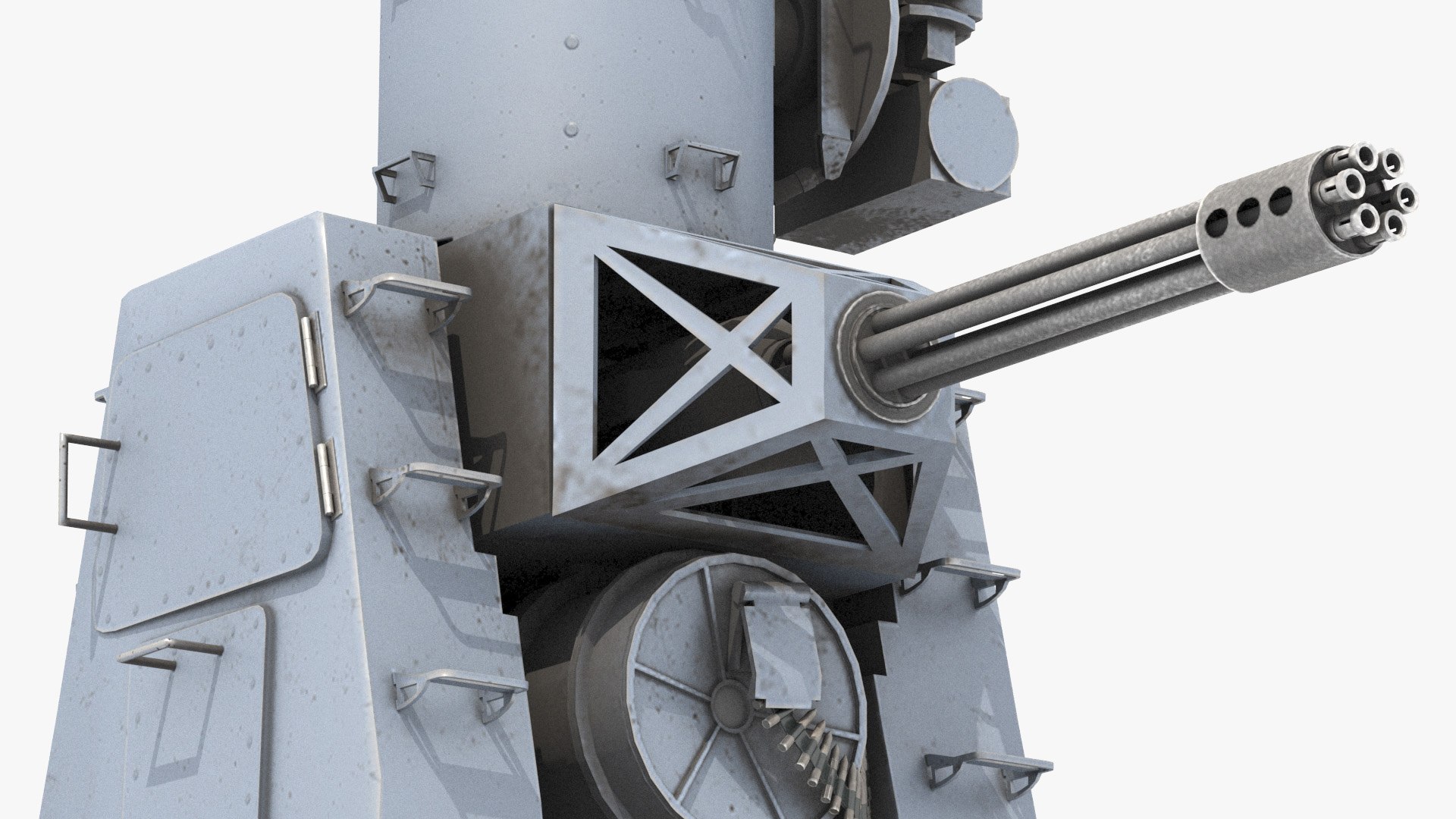 Phalanx Weapon Ciws Model - TurboSquid 1491737