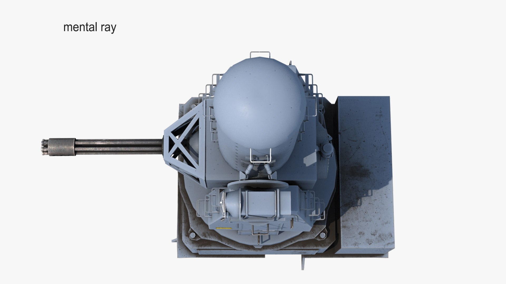 Phalanx weapon ciws model - TurboSquid 1491737