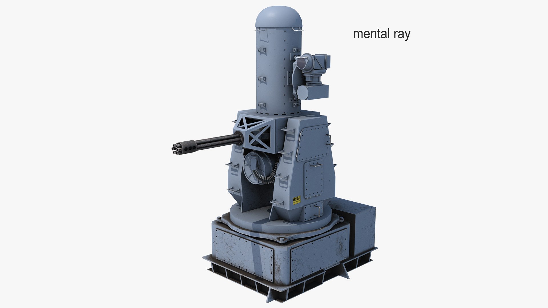 Phalanx Weapon Ciws Model - TurboSquid 1491737
