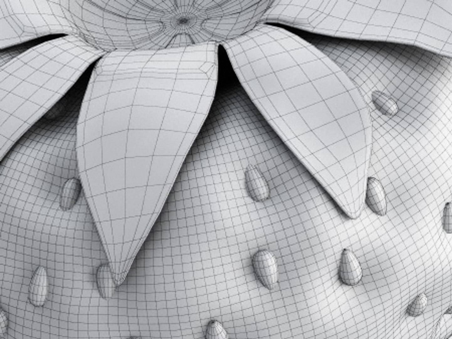 3D Strawberry Model - TurboSquid 543717