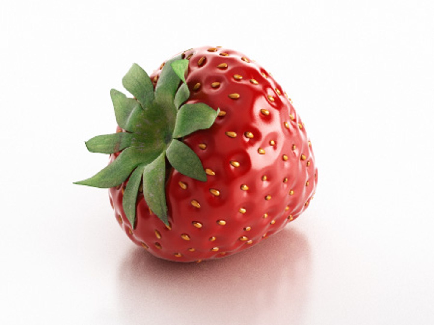 3D Strawberry Model - TurboSquid 543717