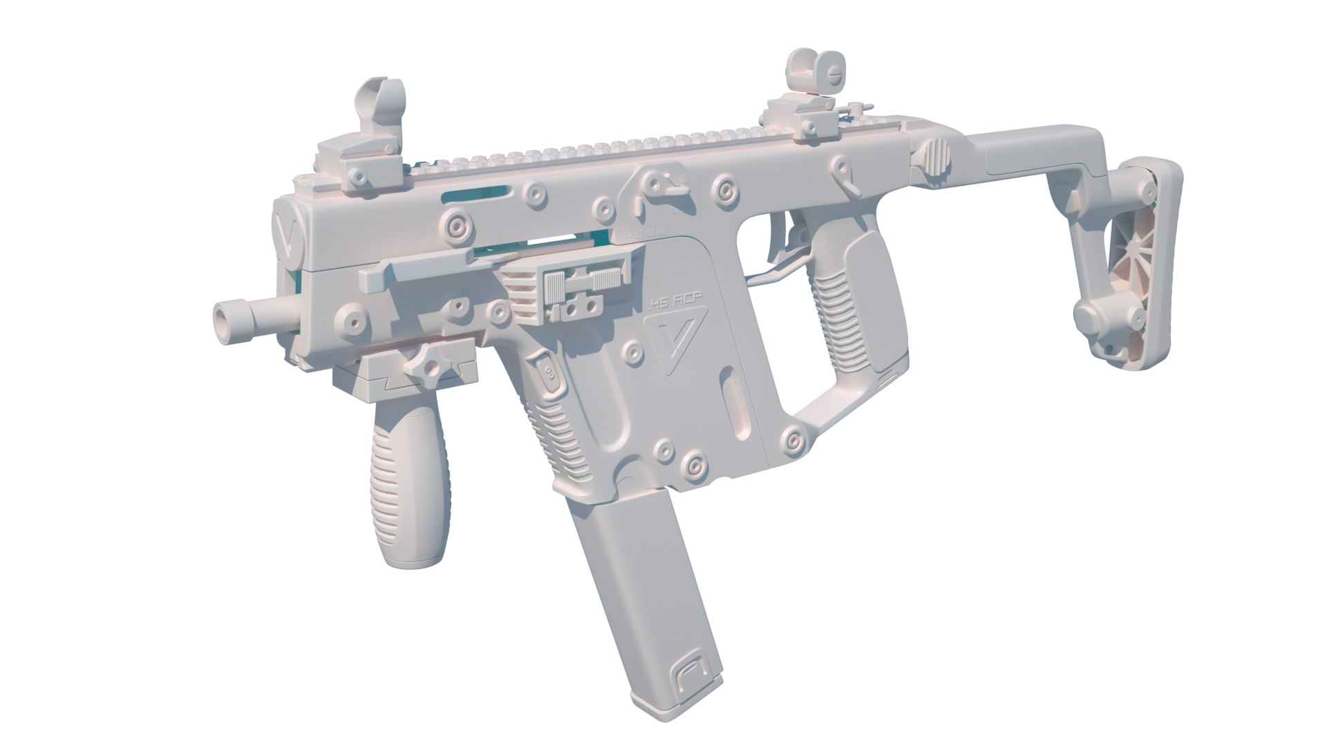 Submachine Gun Kriss 3d Model