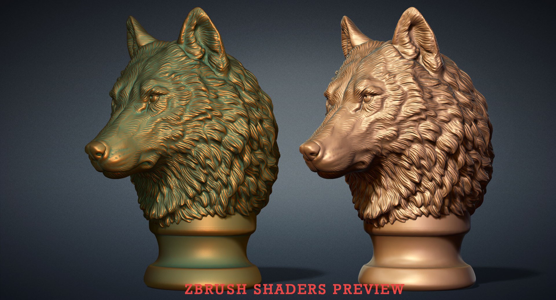 Wolf Head 3D Model - TurboSquid 1404749