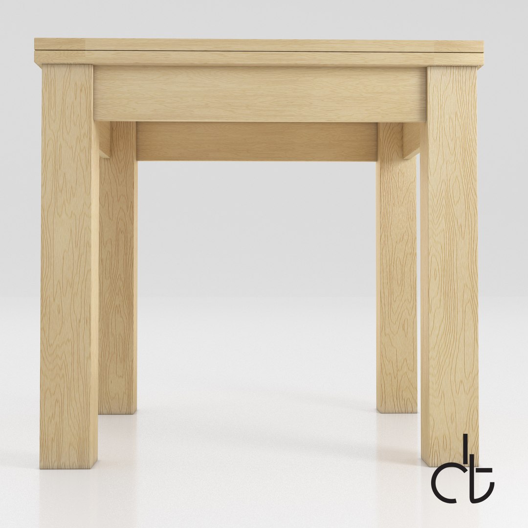 3d Model - Square Dining Table