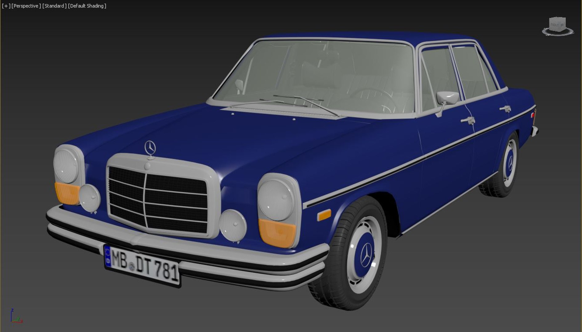 3D Model 1968-1975 Mercedes Benz W114 - TurboSquid 2019880