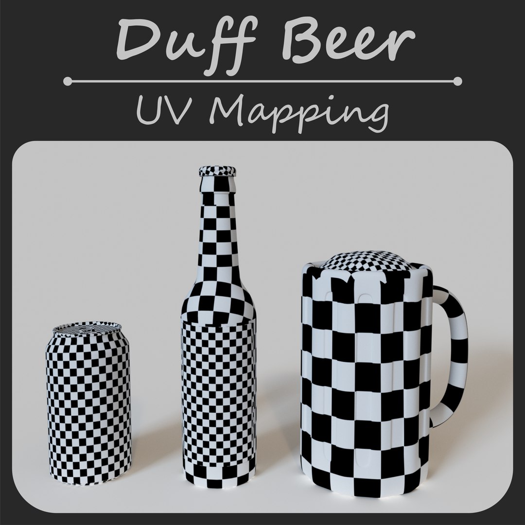 3D Duff Beer Bottle - TurboSquid 1426374