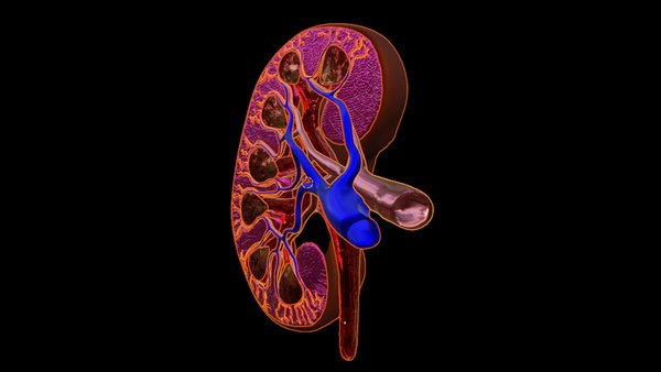 modelo 3d 3D Model of Human Kidney cross section - TurboSquid 2077213