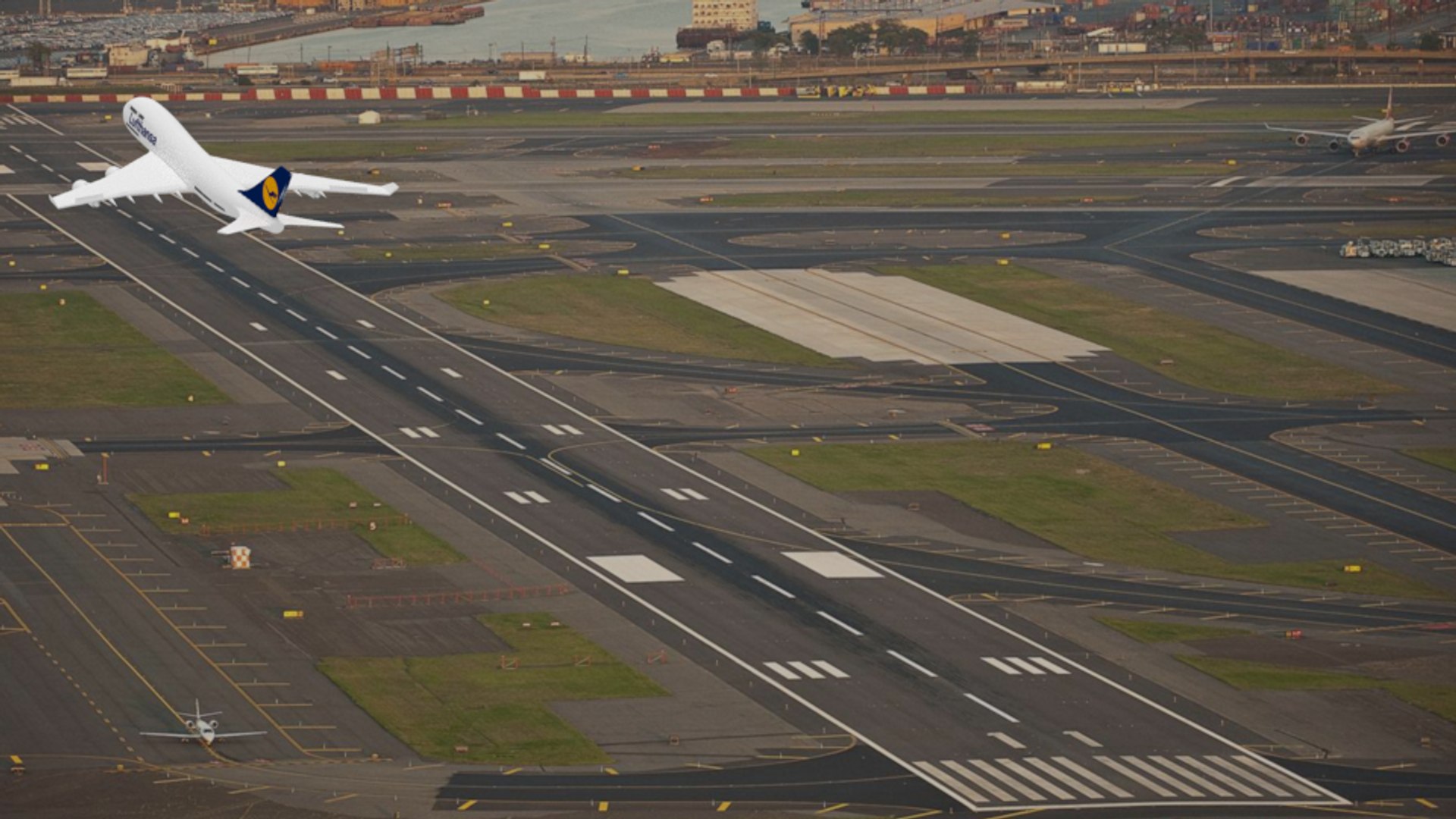 3d Model Commercial Aircraft Lufthansa