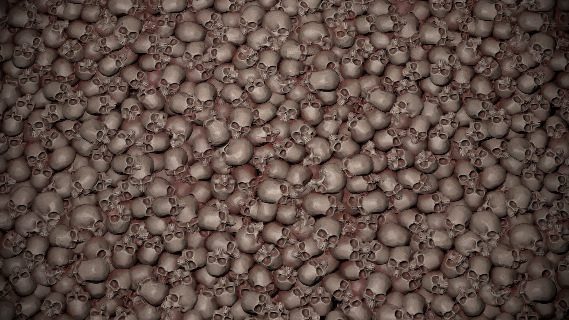 Pile Of Bloody Skulls Texture 3D - TurboSquid 1798065
