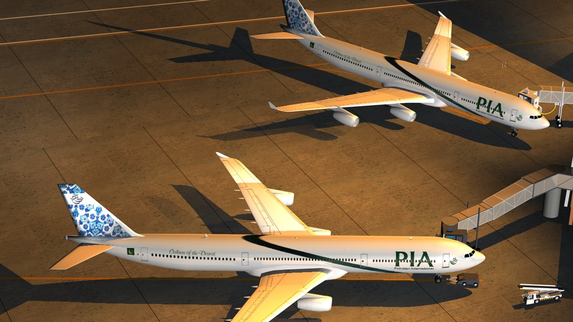 3d pia a340 model
