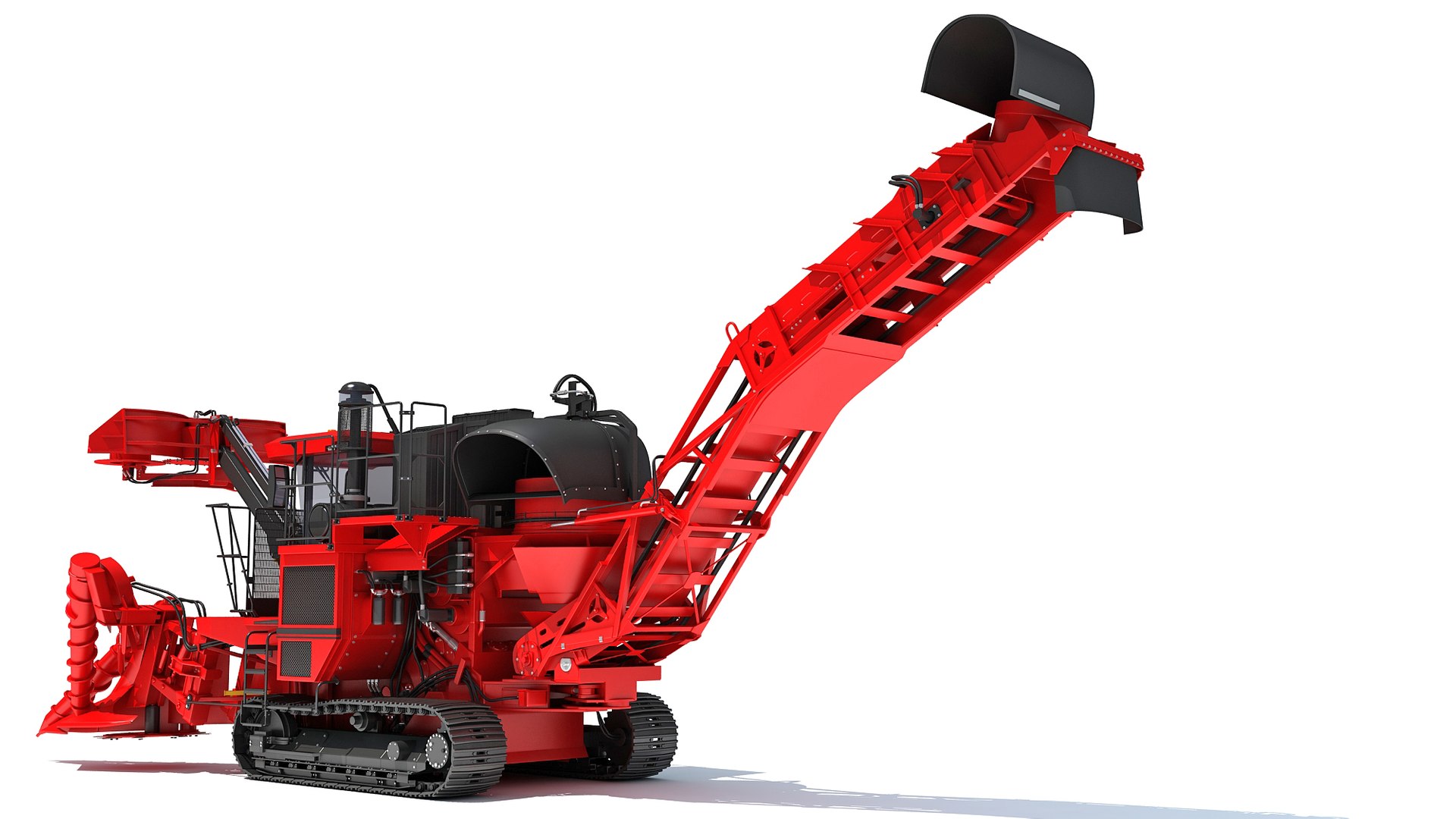 3D Sugar Cane Harvester Model - TurboSquid 2032167
