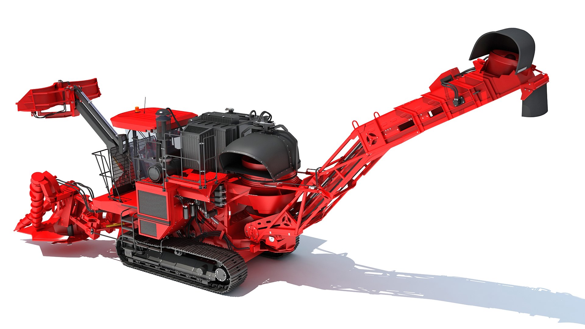 3D Sugar Cane Harvester Model - TurboSquid 2032167