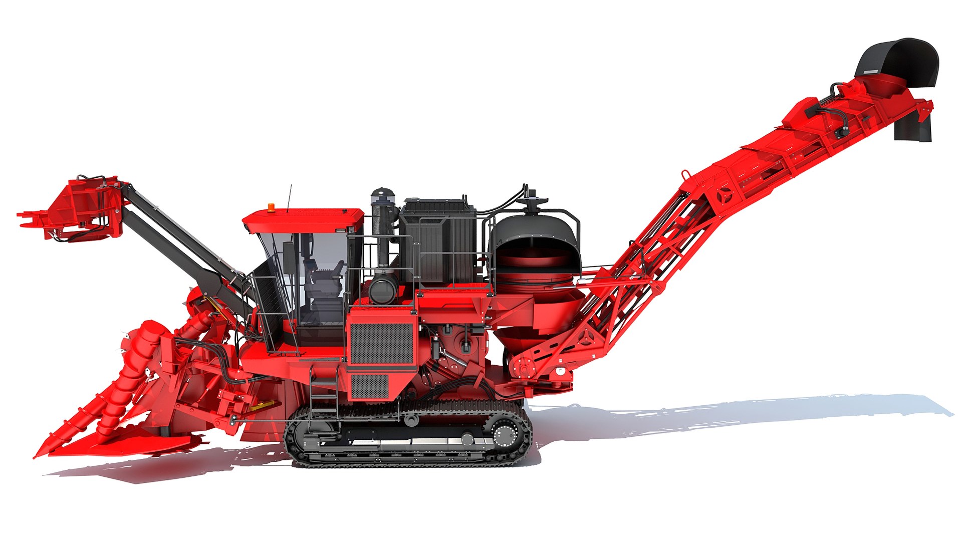 3D Sugar Cane Harvester Model - TurboSquid 2032167