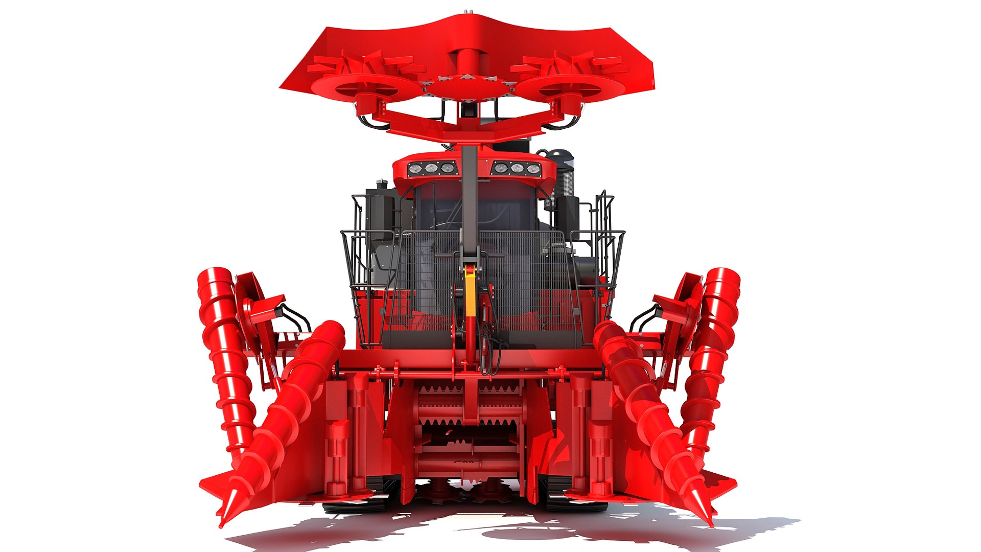 3D Sugar Cane Harvester Model - TurboSquid 2032167