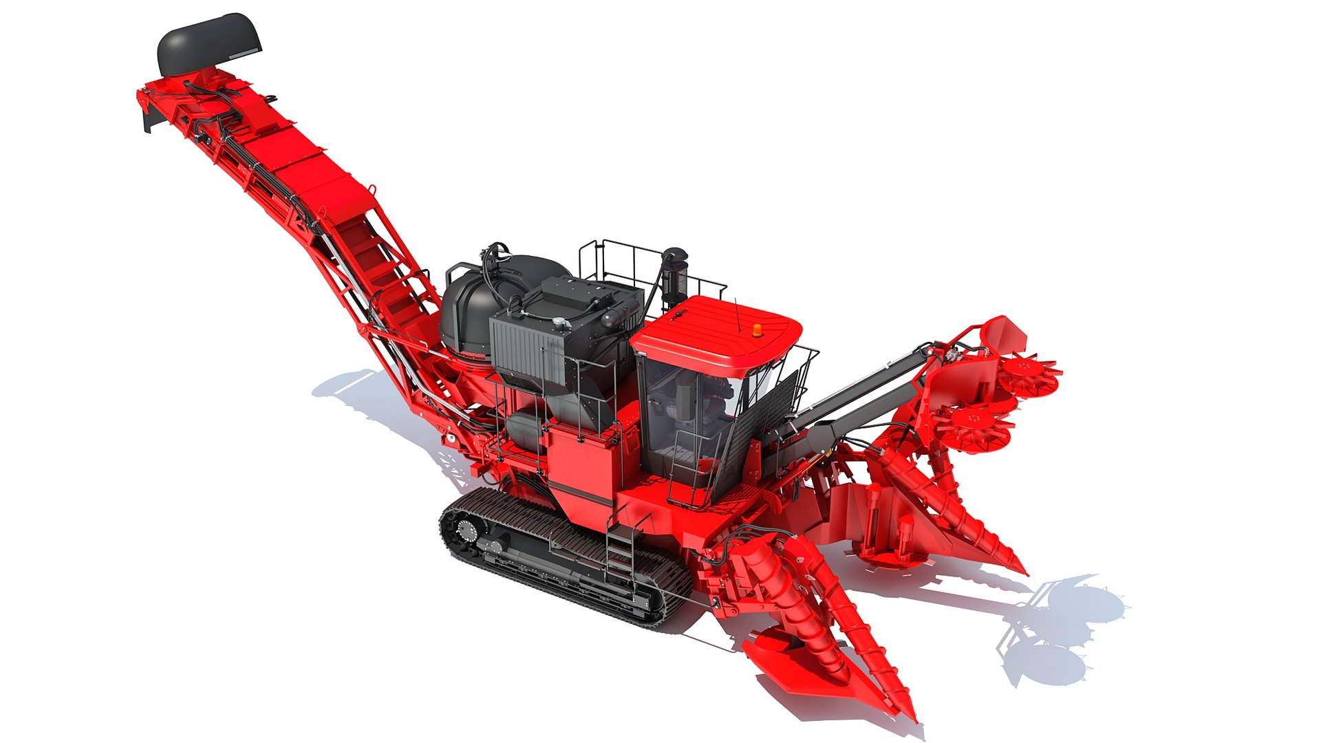 3D Sugar Cane Harvester Model - TurboSquid 2032167
