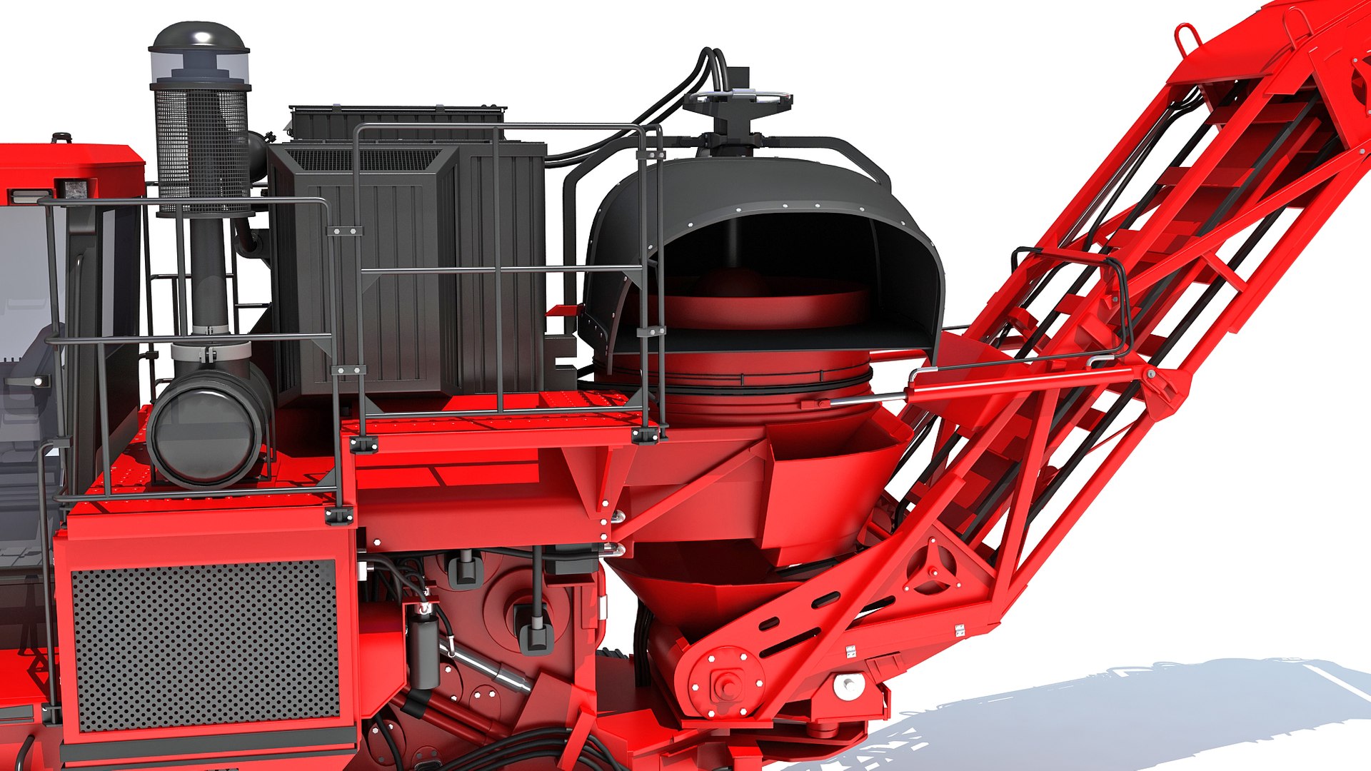 3D Sugar Cane Harvester Model - TurboSquid 2032167