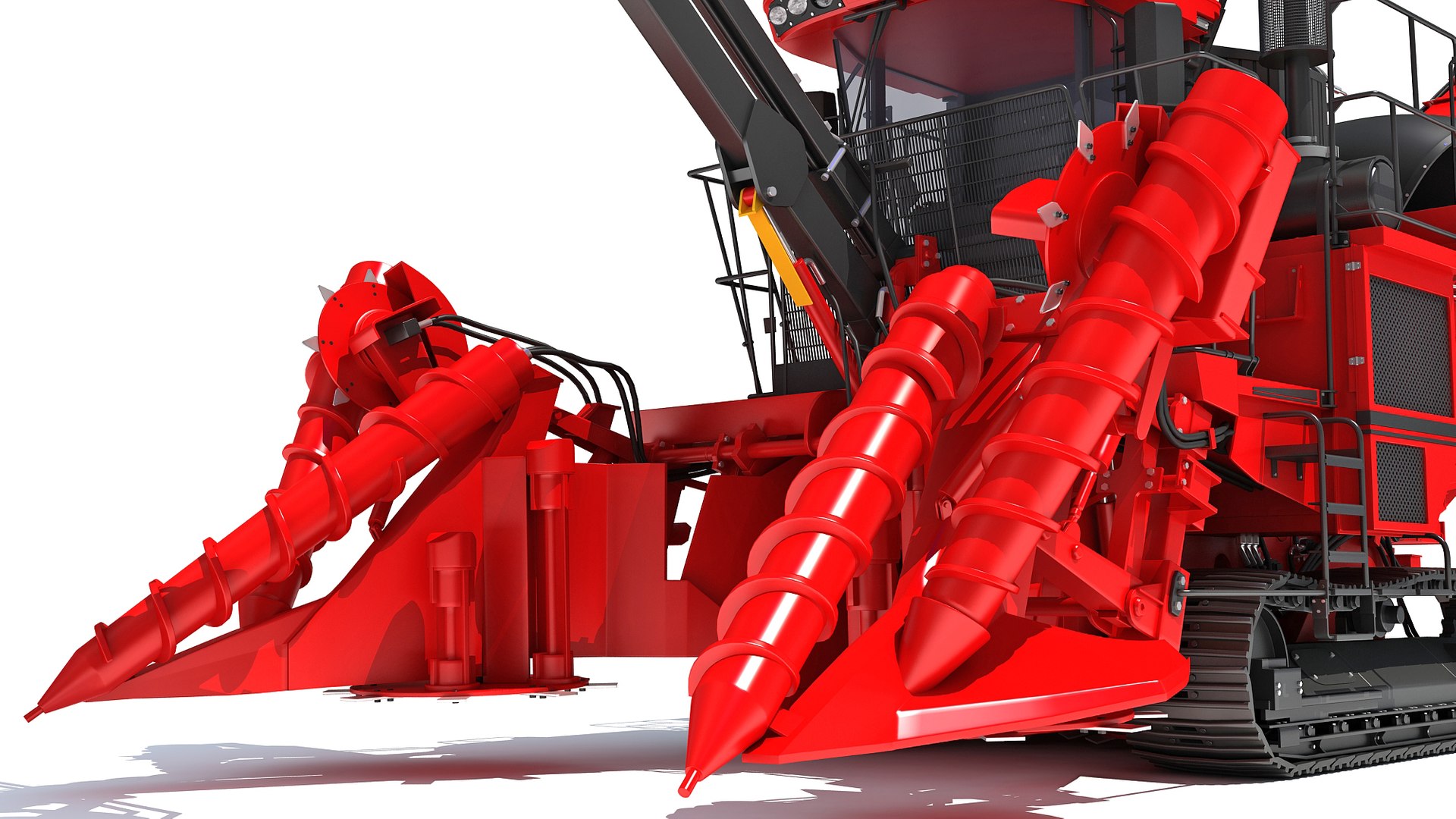 3D Sugar Cane Harvester Model - TurboSquid 2032167