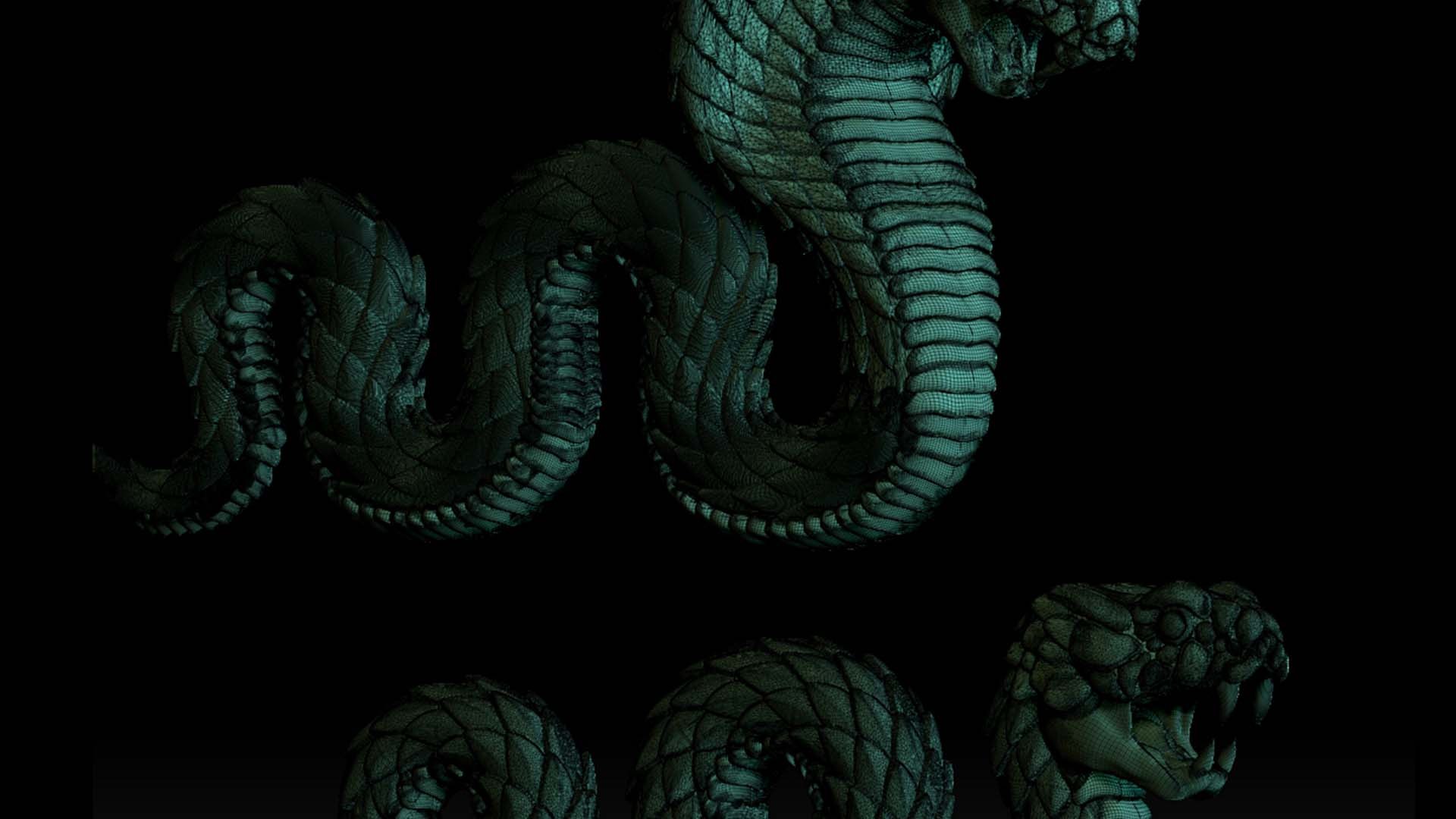 SNAKES Model - TurboSquid 2069323